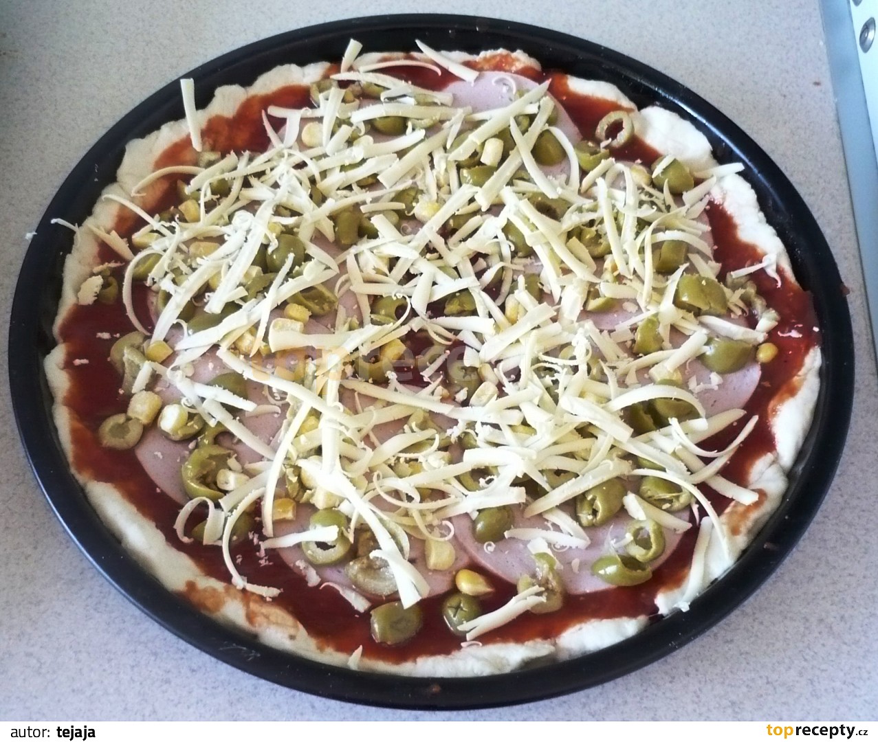 Super recept na pizzu - TopRecepty.cz