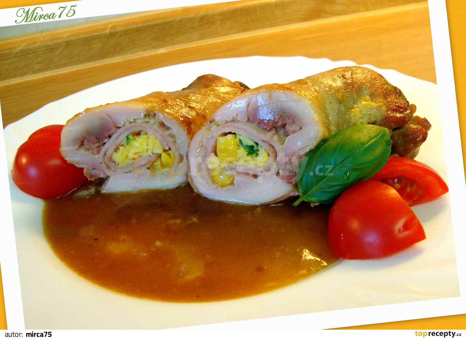 Kuřecí roláda recept - TopRecepty.cz