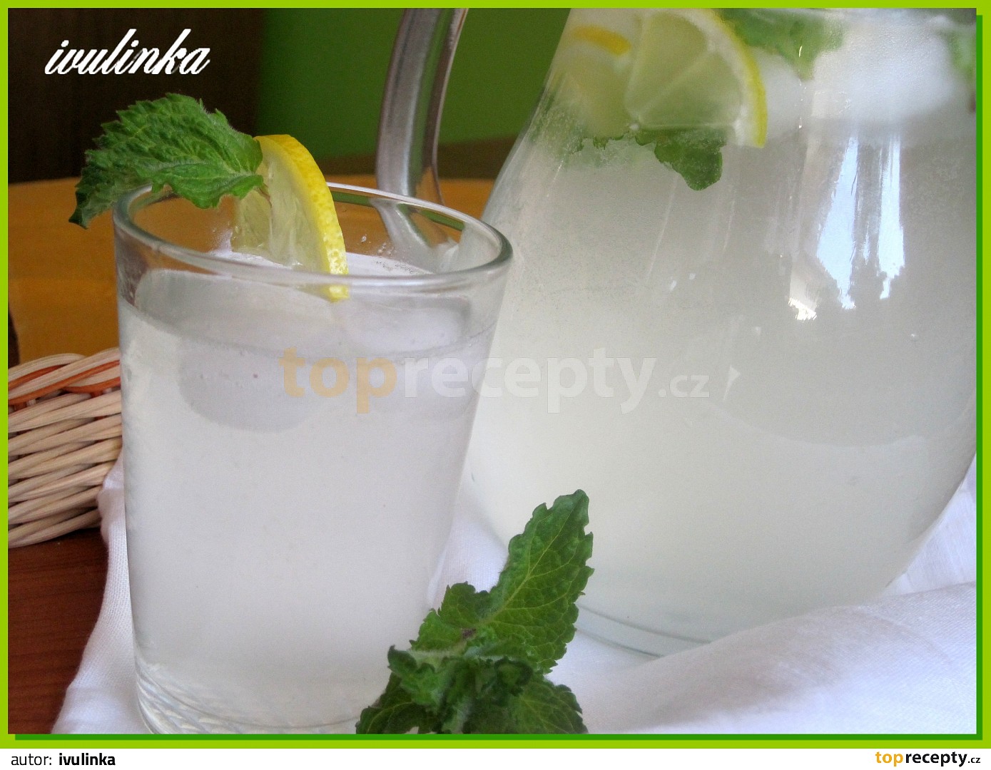 Citronáda recept - TopRecepty.cz