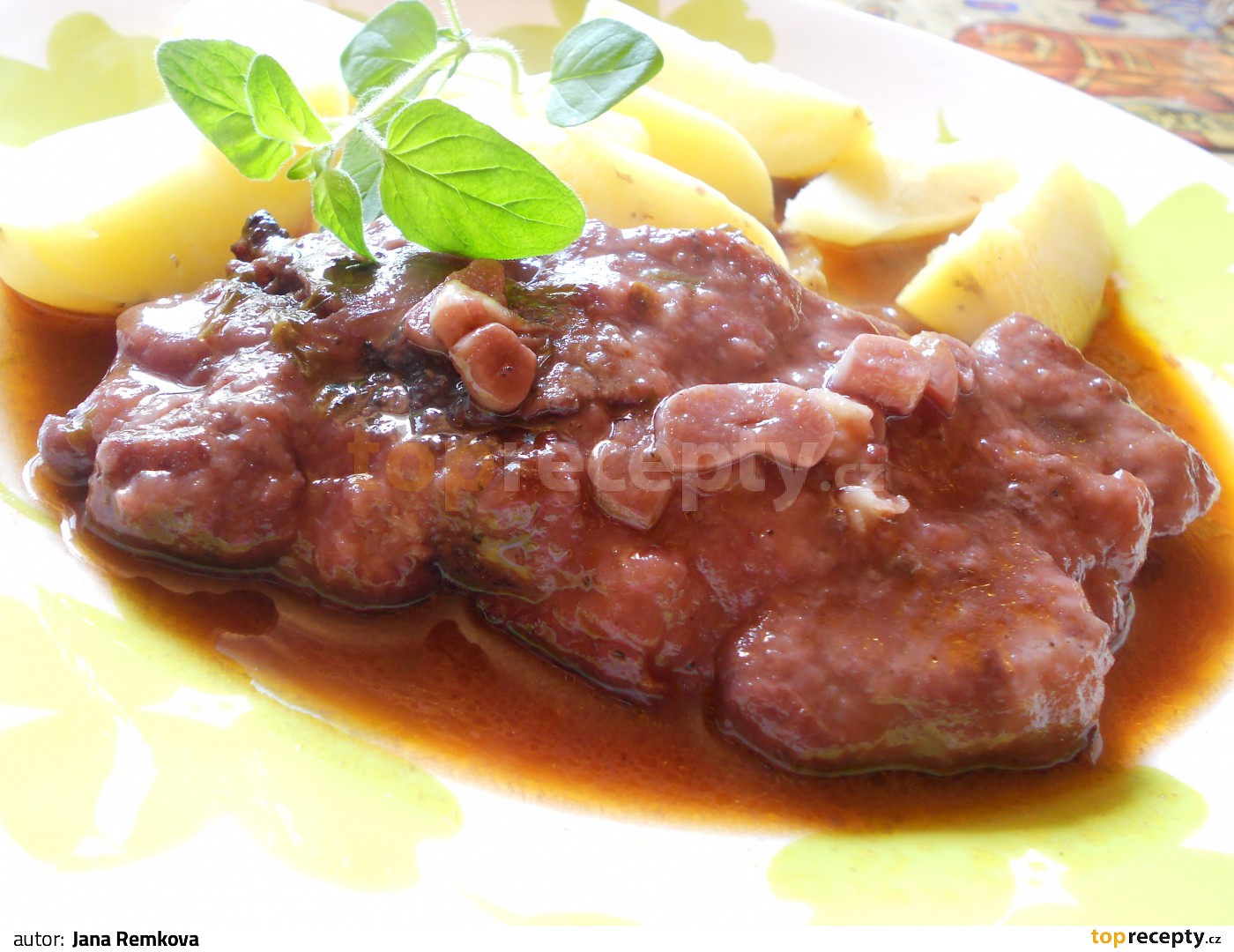 Krkovička na červeném víně - TopRecepty.cz