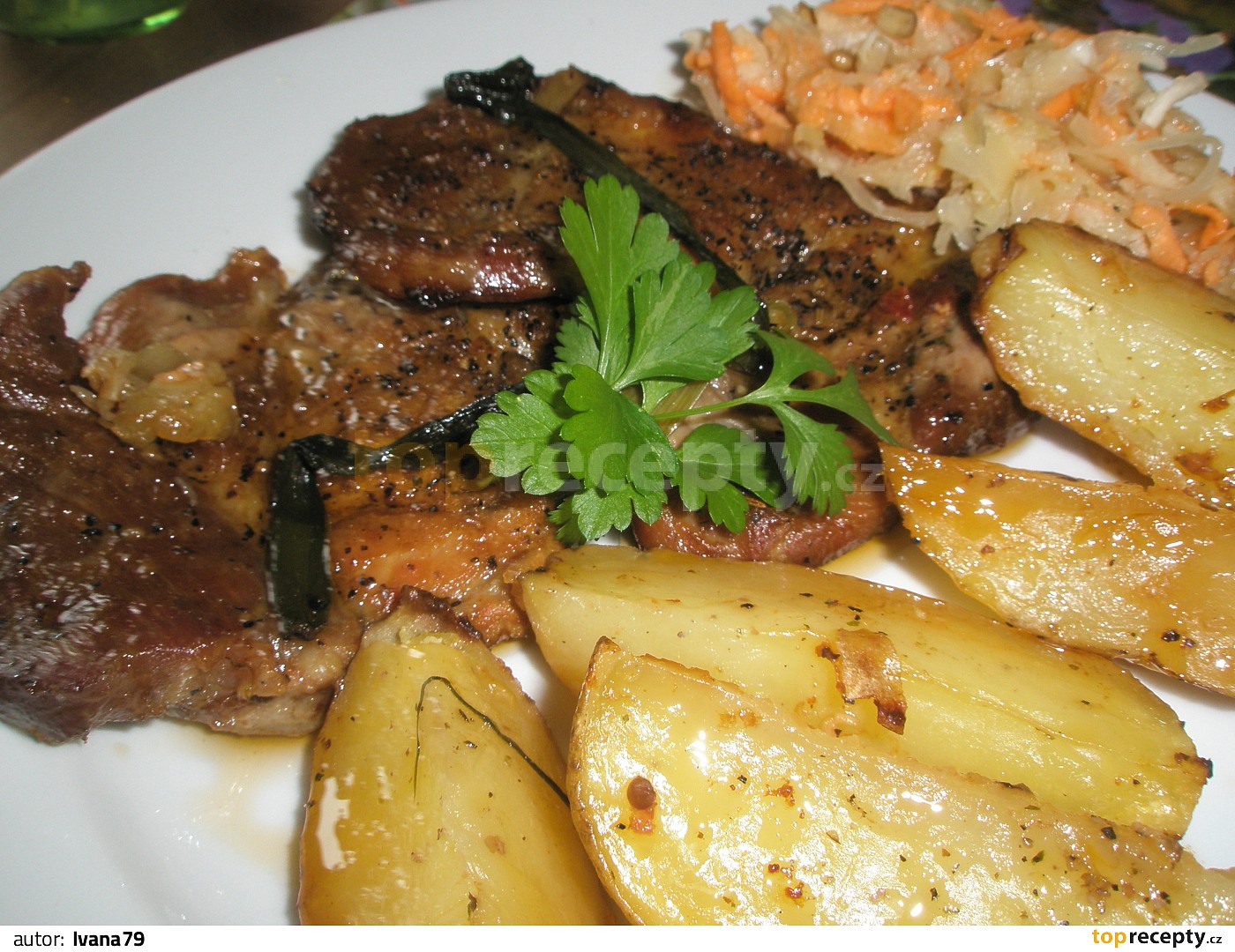 Krkovička na česneku - TopRecepty.cz