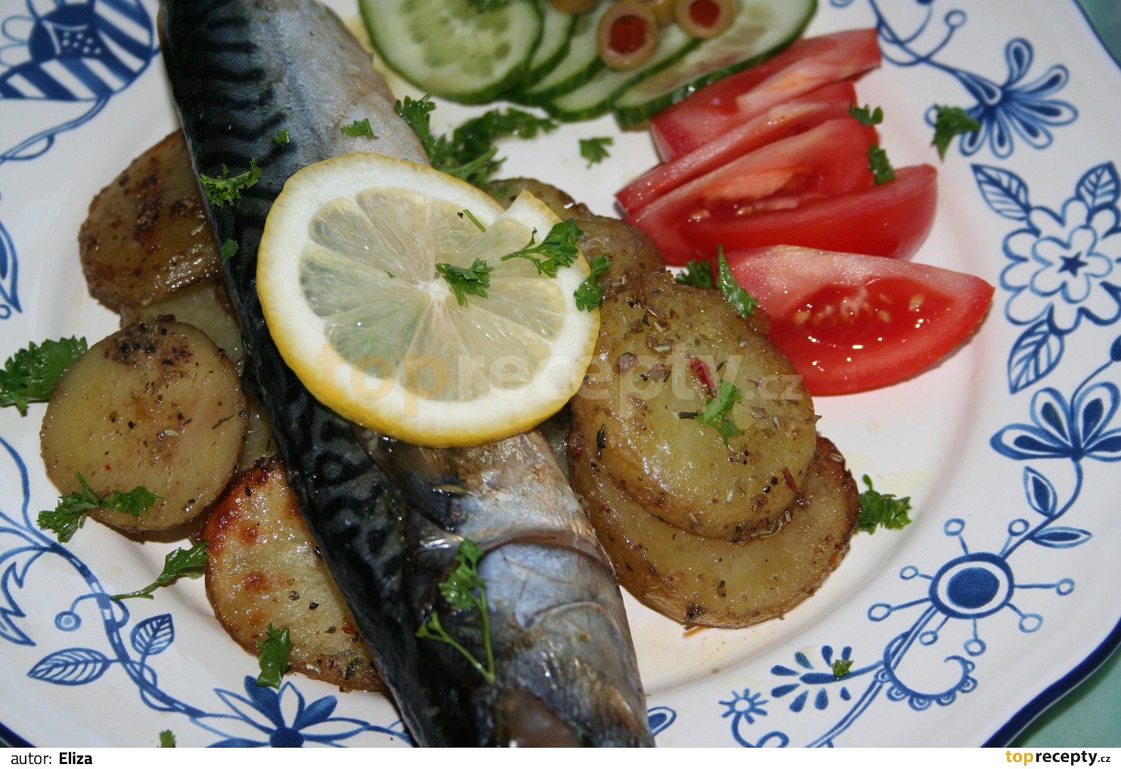 Makrela v alobalu recept - TopRecepty.cz