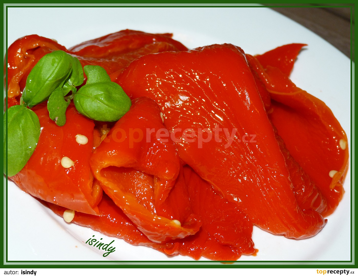 Nakládané pečené kapie recept - TopRecepty.cz