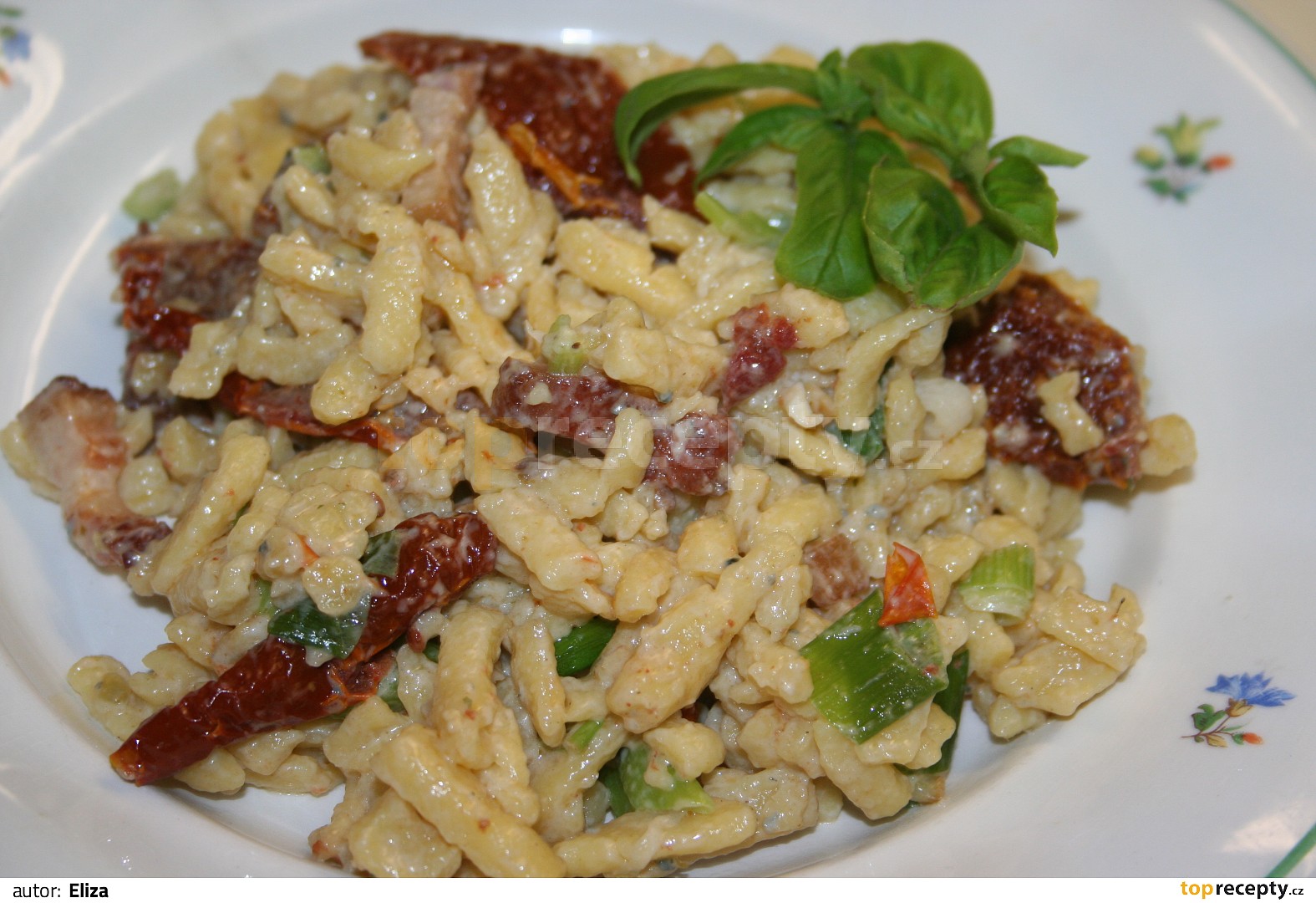 Špecle z rychlíku aneb lahodná teplá večeře do deseti minut recept ...