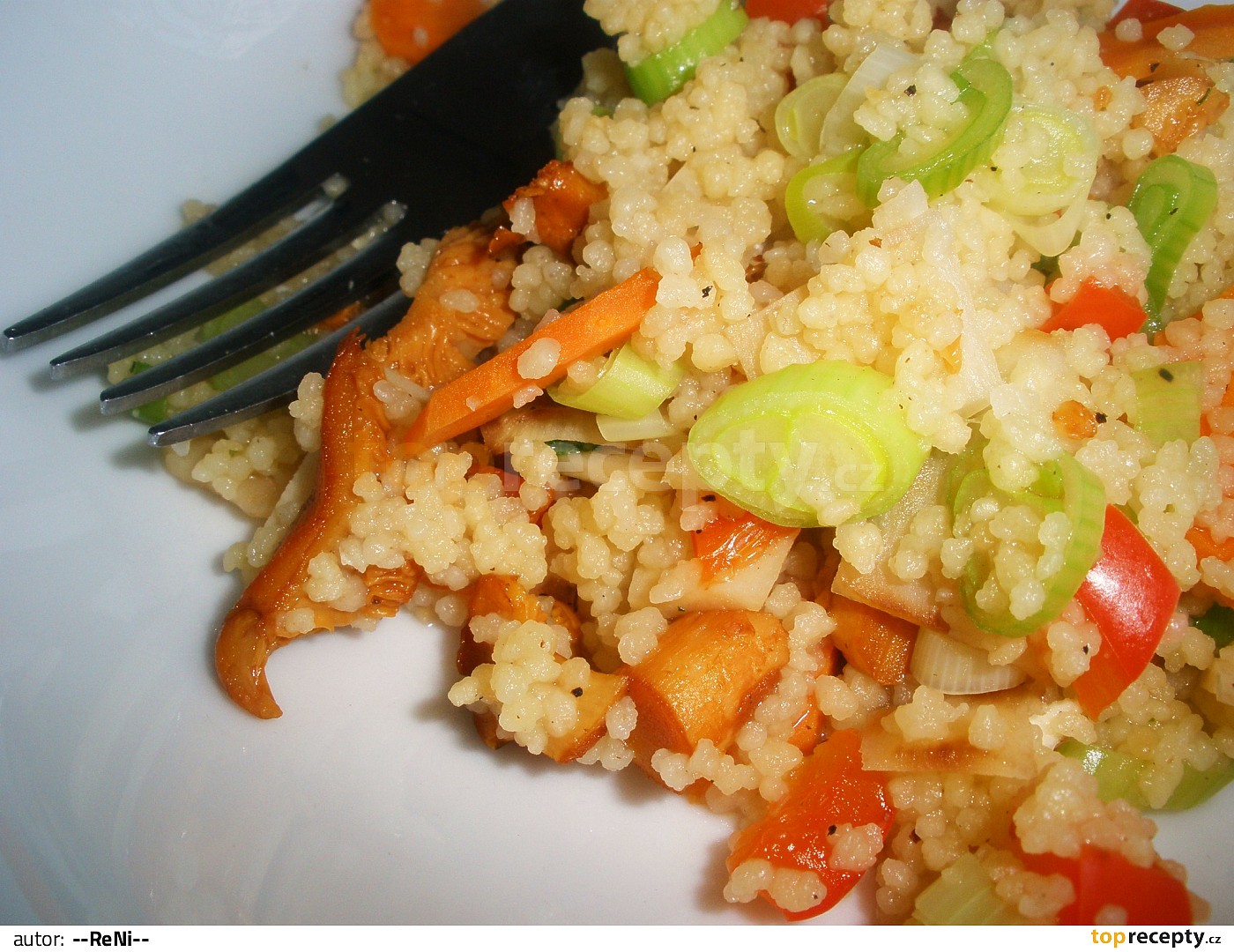 Barevný kuskus (i pro děti) recept - TopRecepty.cz