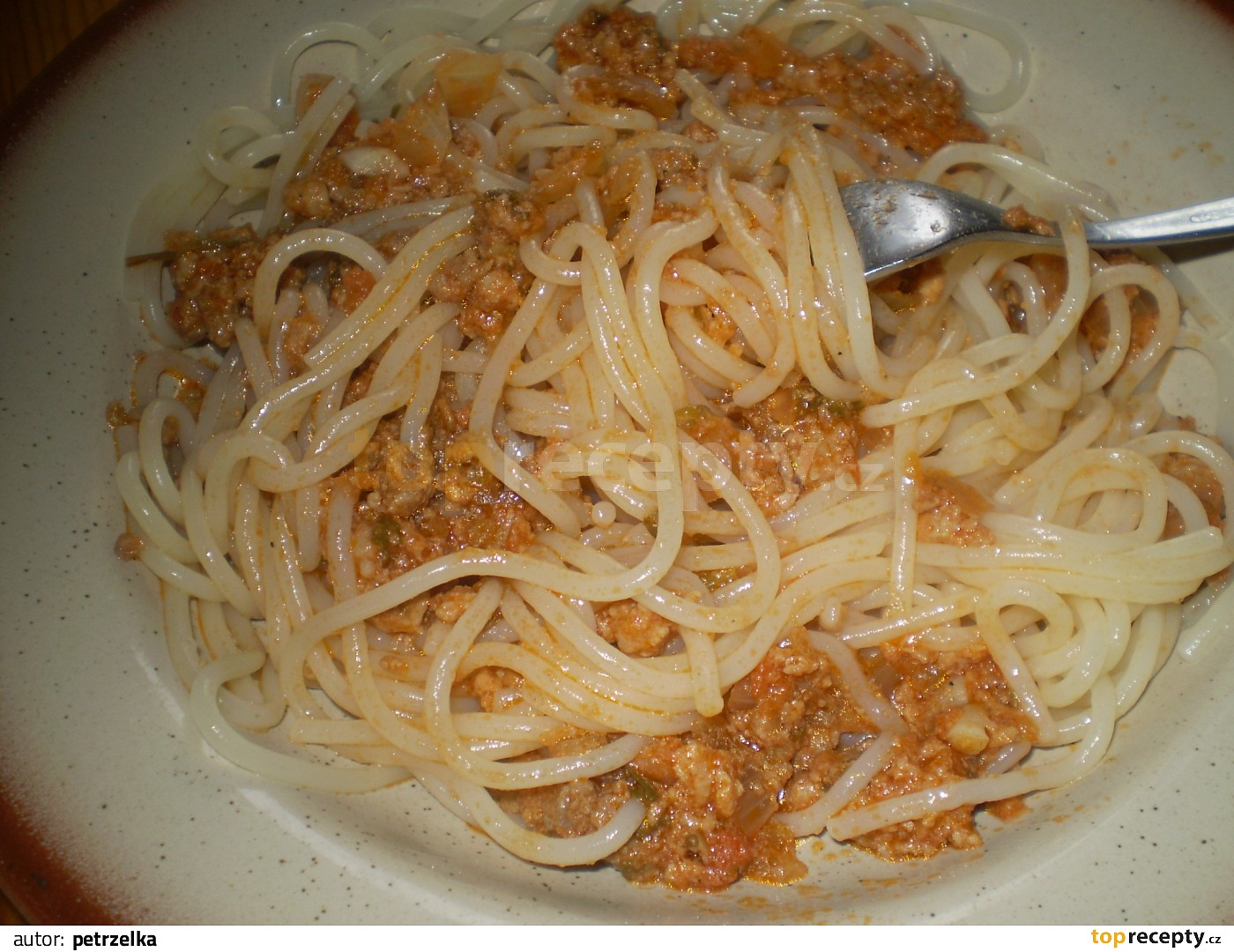 Boloňské špagety recept - TopRecepty.cz