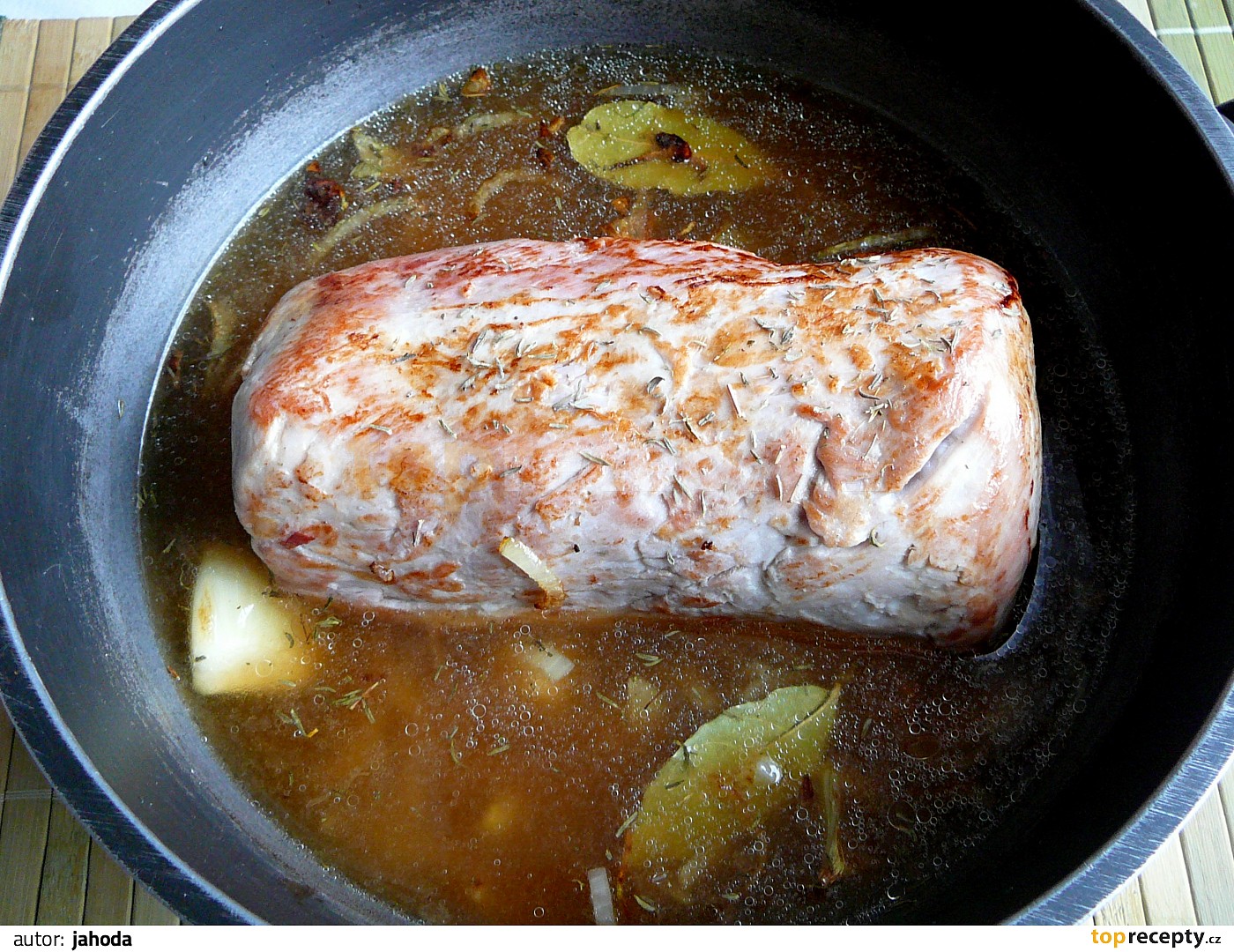 Vepřová pečeně s omáčkou Robert recept - TopRecepty.cz