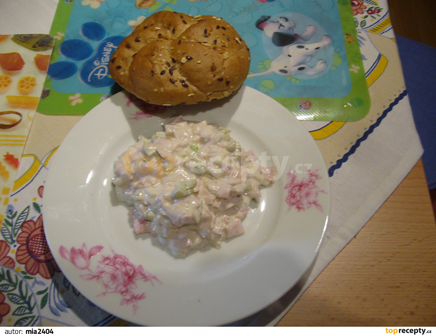 Pařížský salát recept - TopRecepty.cz