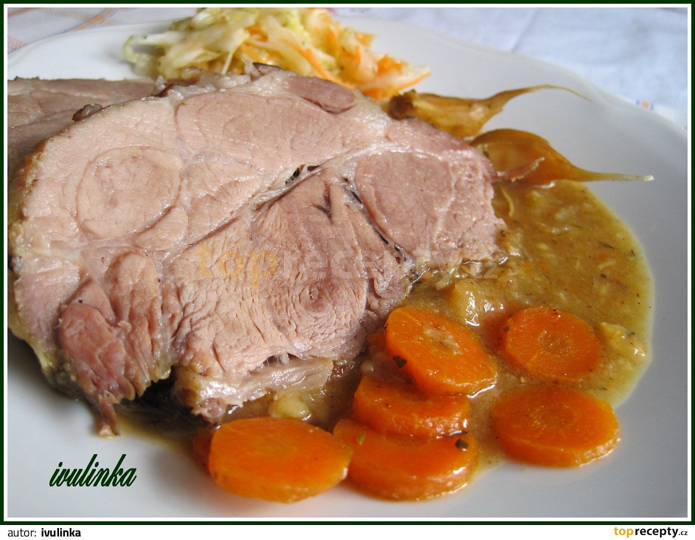 Krkovička pečená po staročesku recept - TopRecepty.cz