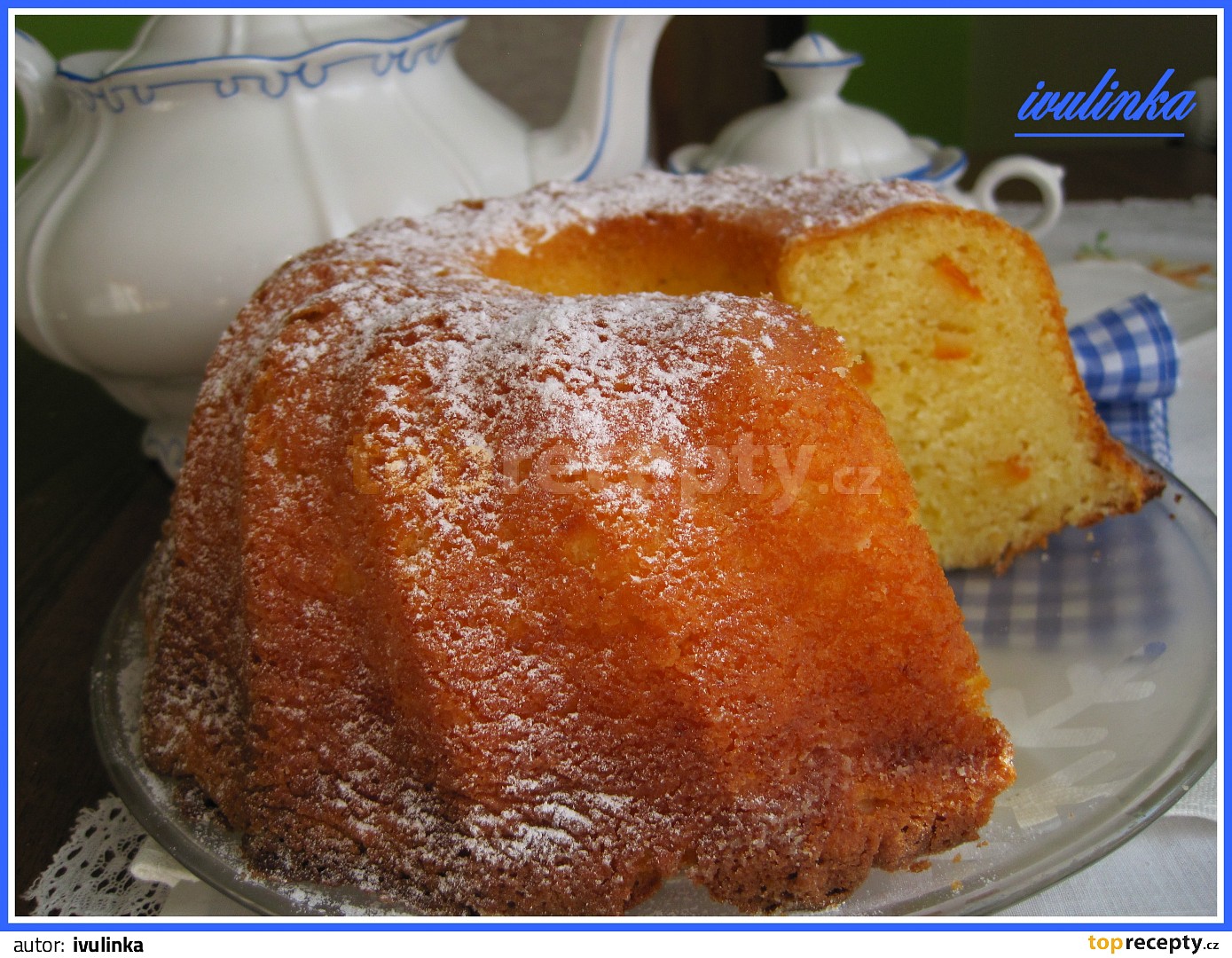 Tvarohovo-jablková bábovka recept - TopRecepty.cz