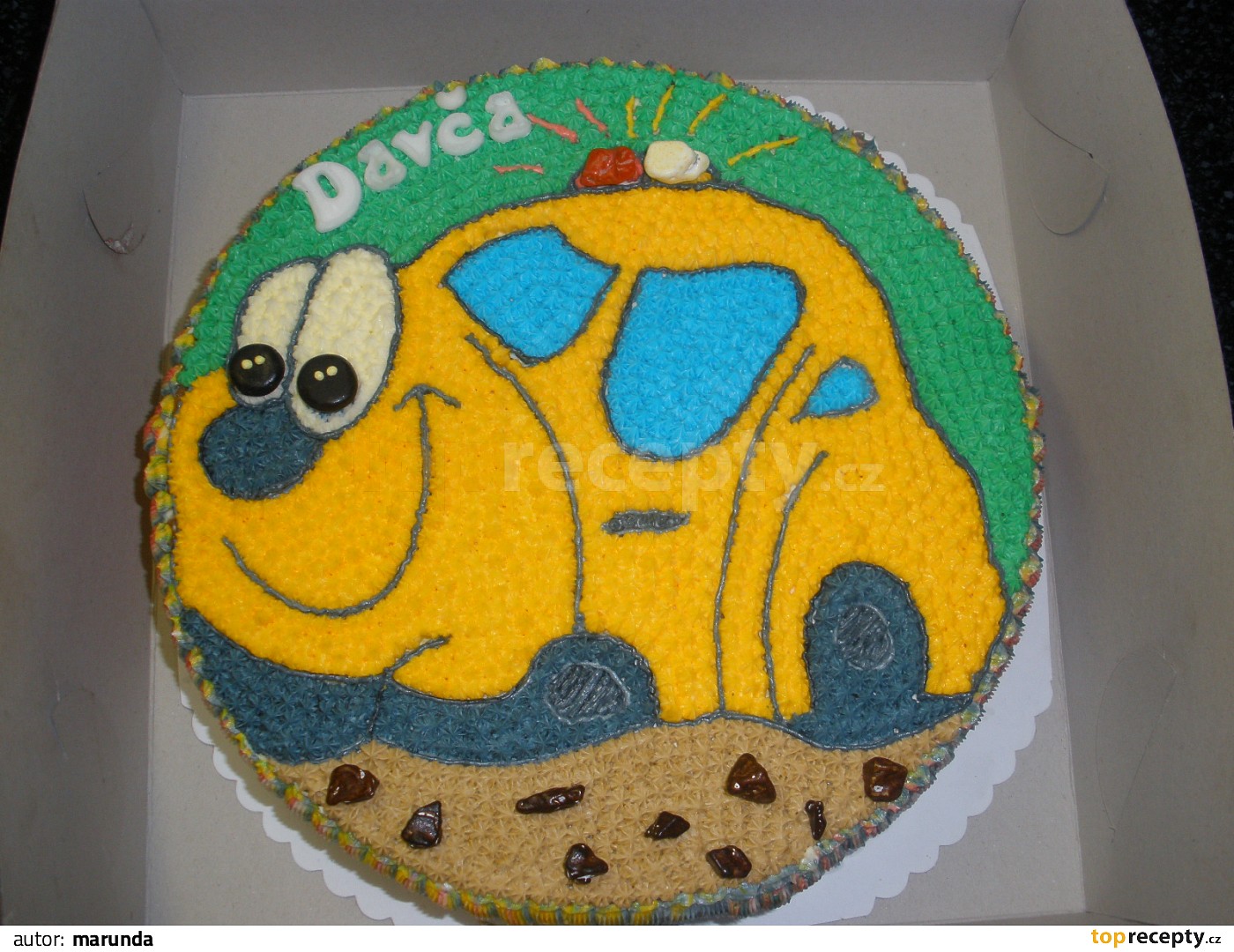 Dort auto pro Davídka recept - TopRecepty.cz