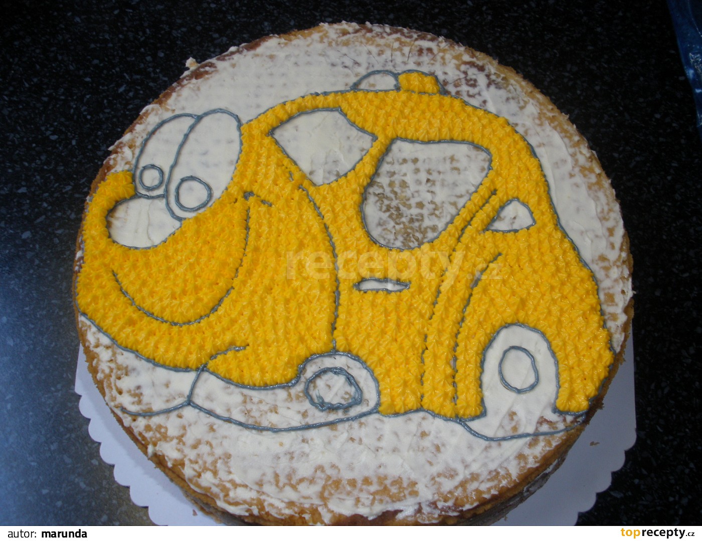 Dort auto pro Davídka recept - TopRecepty.cz