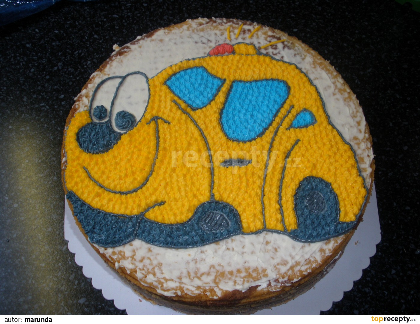 Dort auto pro Davídka recept - TopRecepty.cz