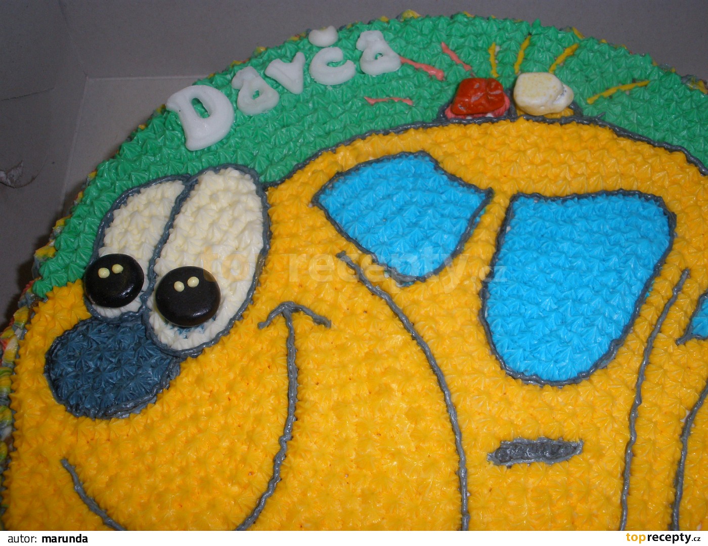 Dort auto pro Davídka recept - TopRecepty.cz