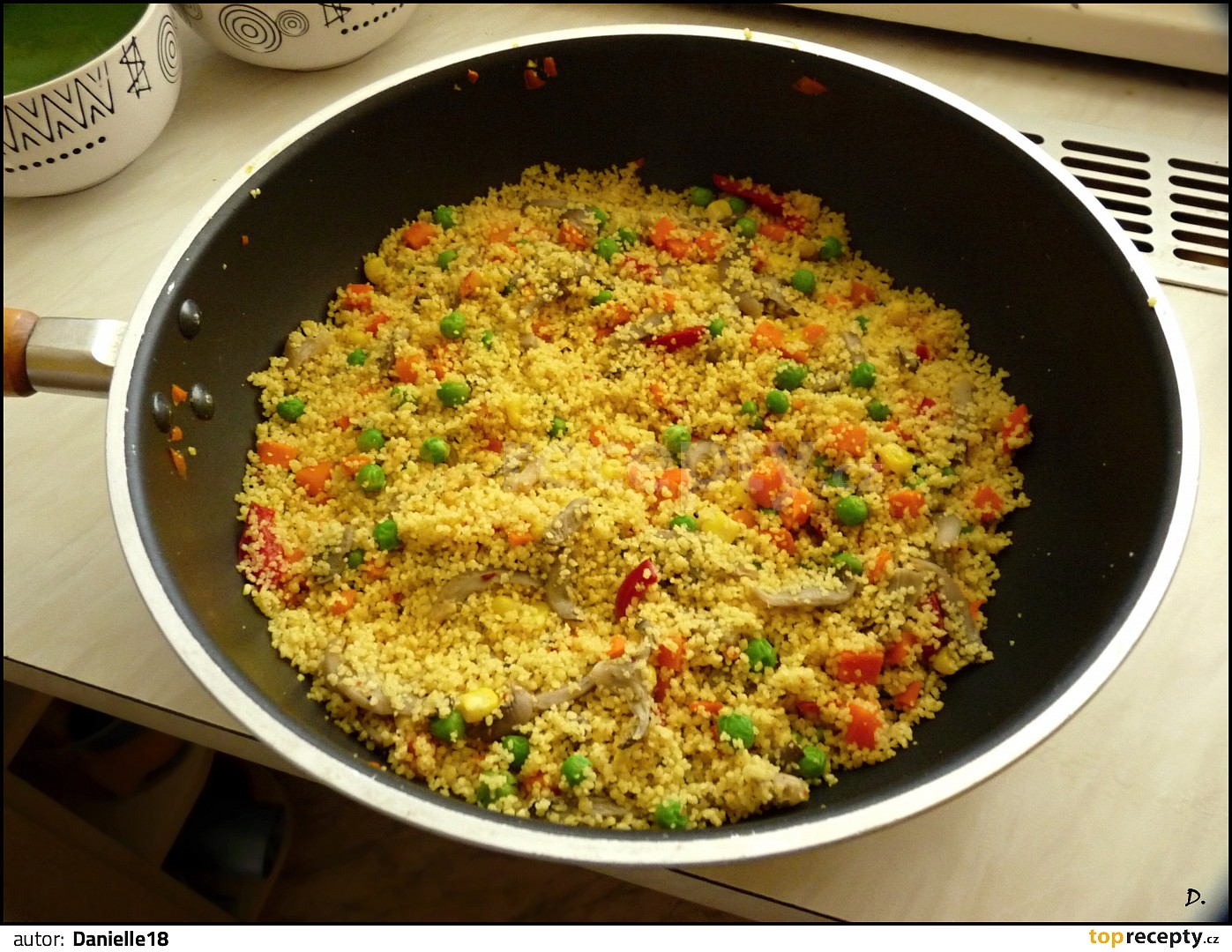 Kuskus se zeleninou a hlívou ústřičnou recept - TopRecepty.cz