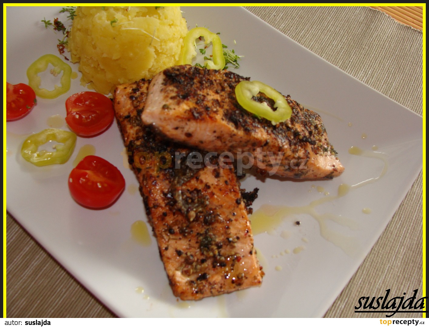 Lososový steak recept - TopRecepty.cz