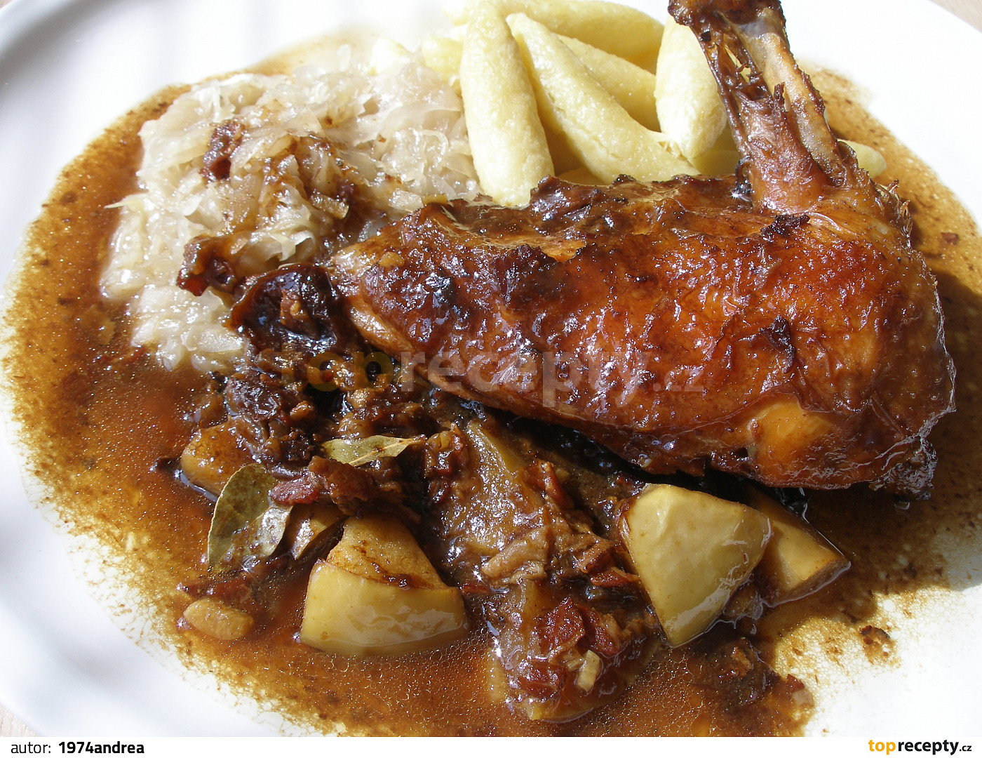 Slepice z plzeňské krčmy recept - TopRecepty.cz