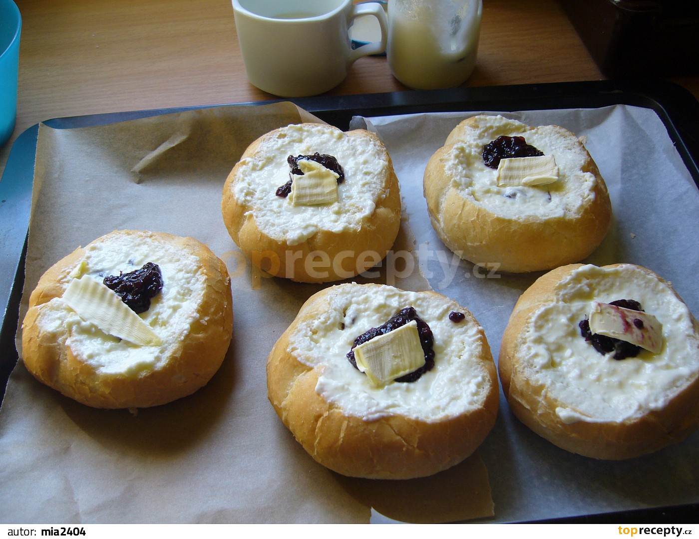 Tvarohové žemle recept - TopRecepty.cz