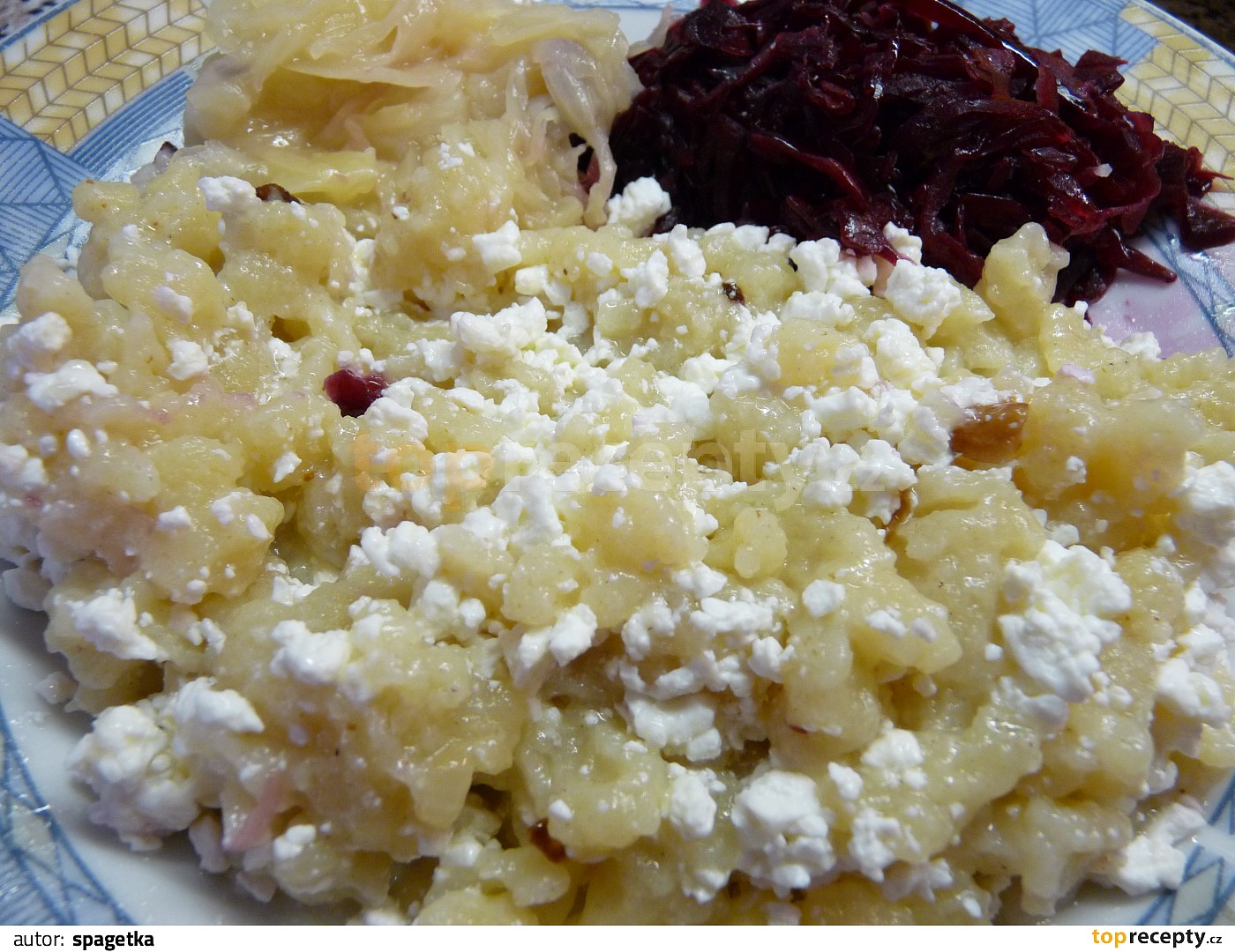 Halušky s tvarohem recept - TopRecepty.cz