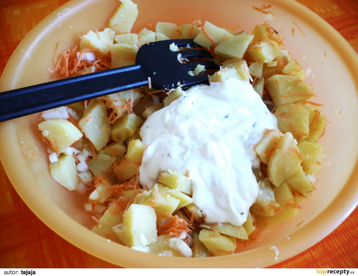 Rychly bramborovy salat recept - TopRecepty.cz