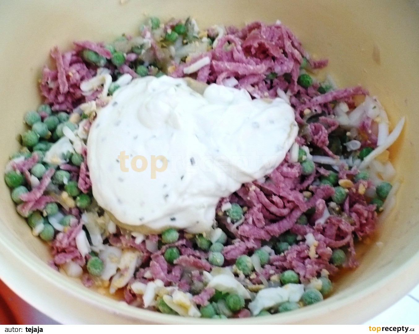 Pařížský salát II. recept - TopRecepty.cz