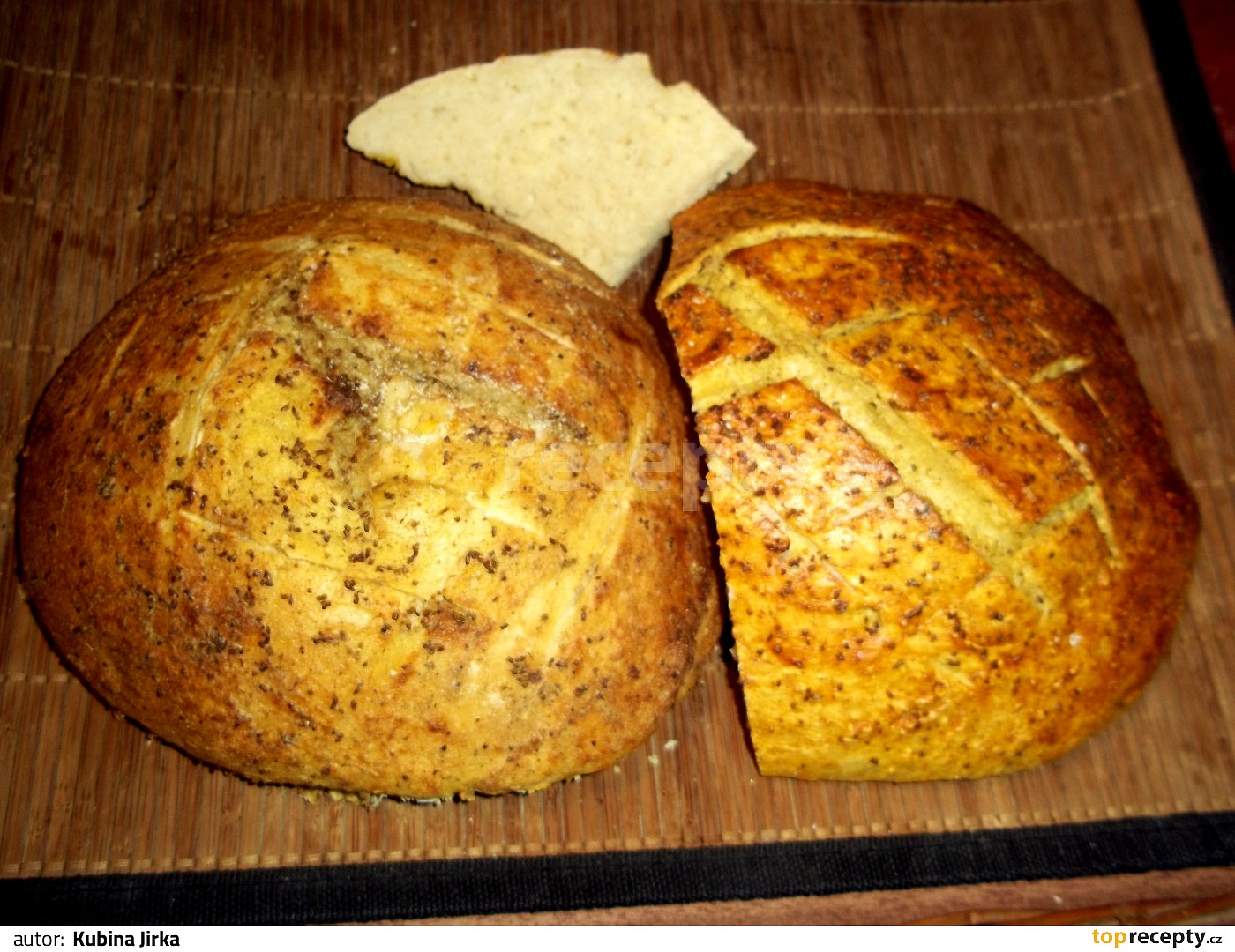 Domácí zlatý chleba recept - TopRecepty.cz