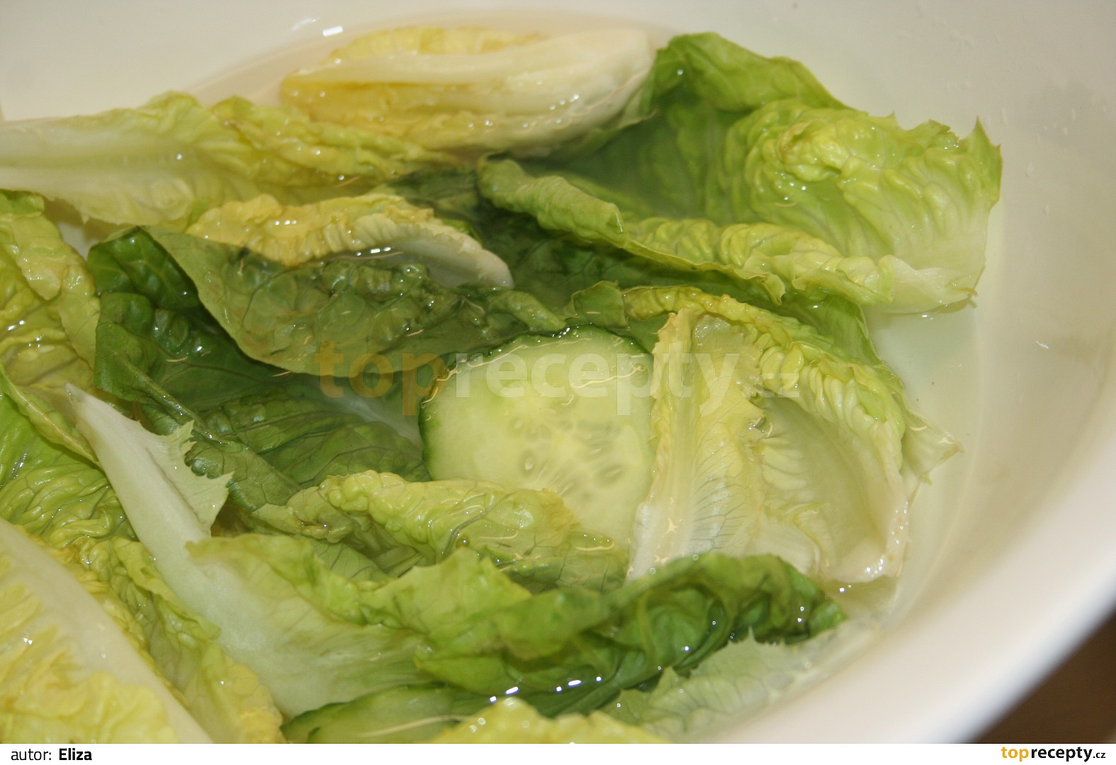Obyčejný hlávkový salát s obyčejnou zálivkou od babičky recept ...