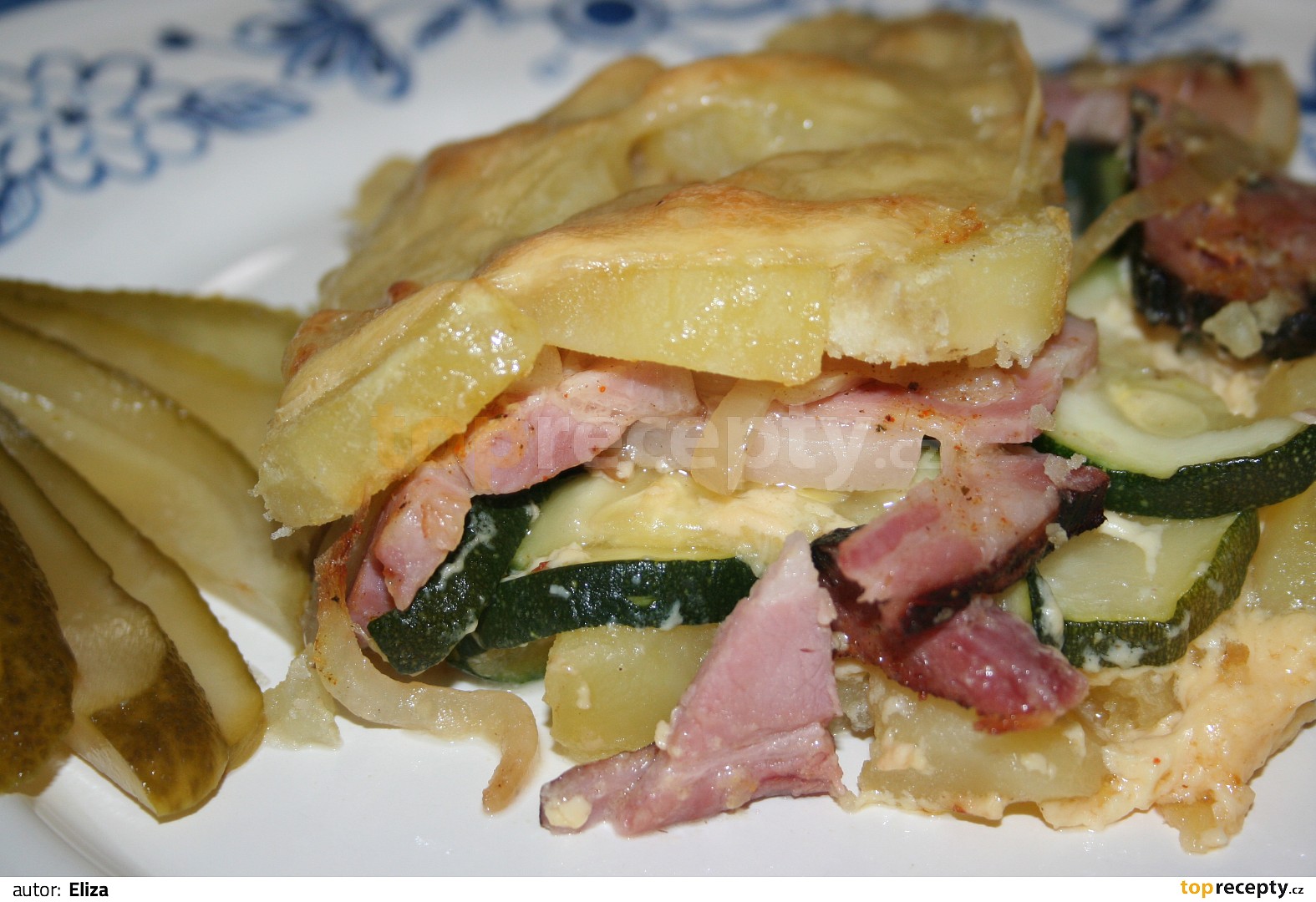 Zapečená cuketa s anglickou recept - TopRecepty.cz