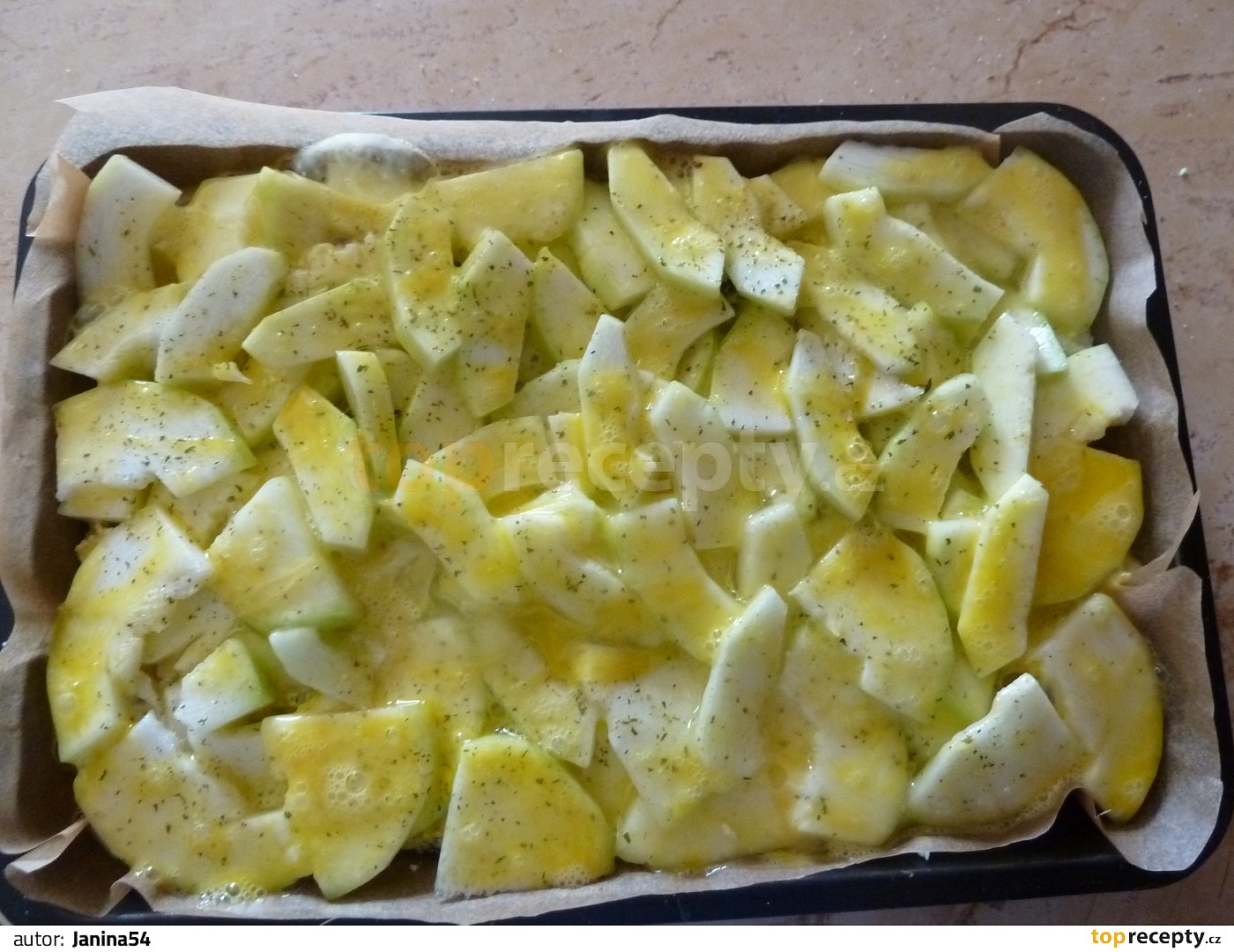 Cuketa s nivou recept - TopRecepty.cz