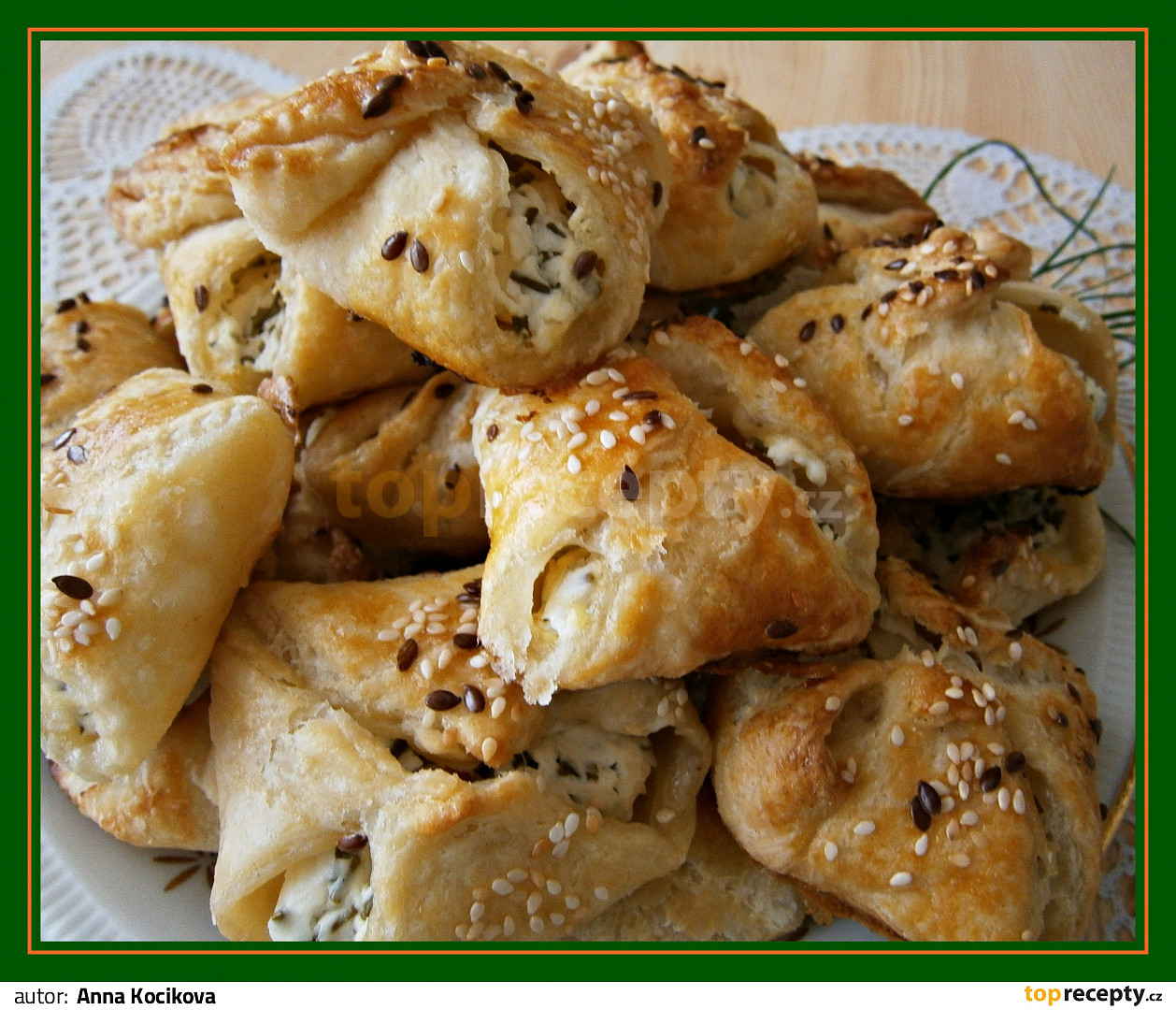Domácí listové těsto + slané šátečky recept - TopRecepty.cz