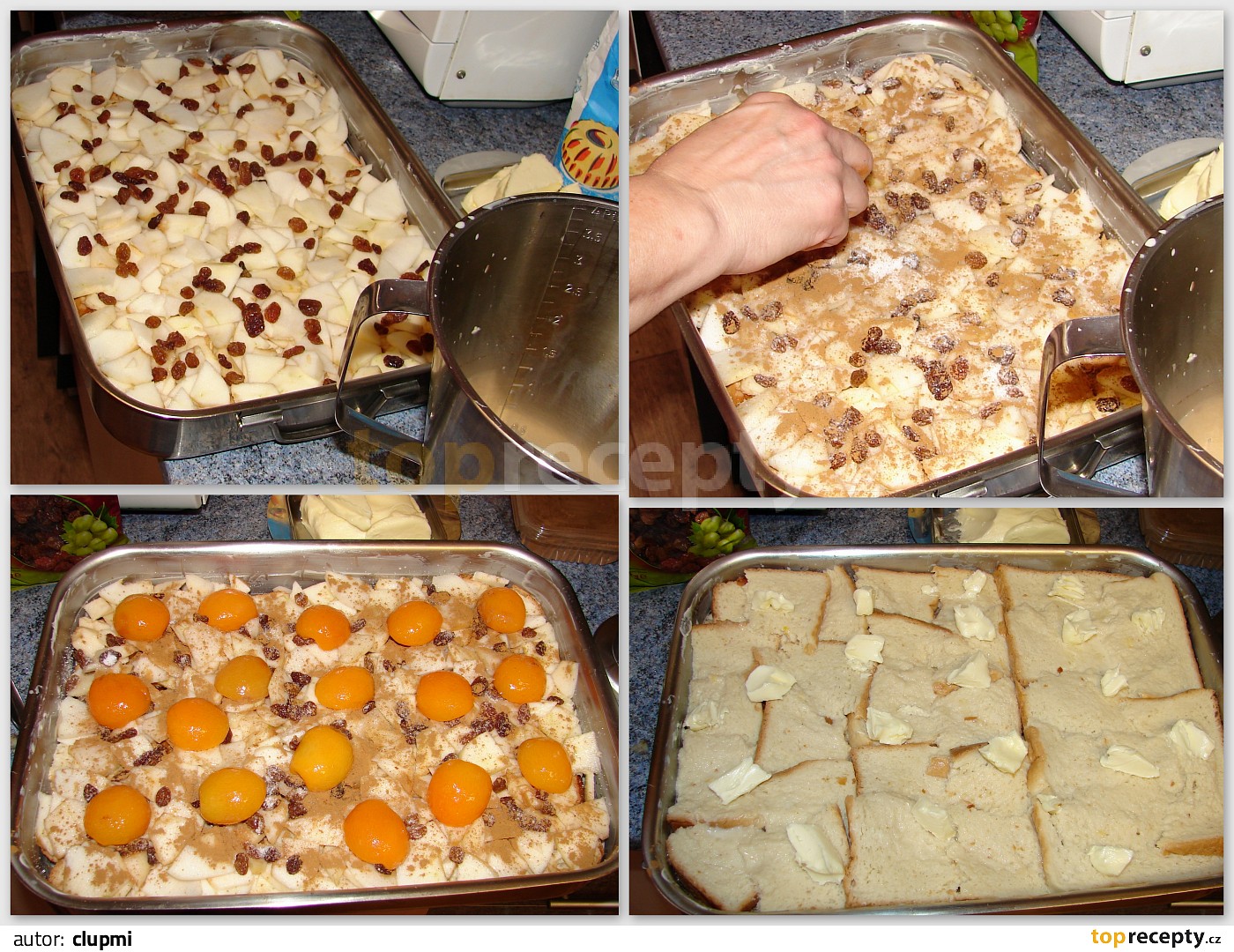 Zemlbába s meruňkami a jablky recept - TopRecepty.cz