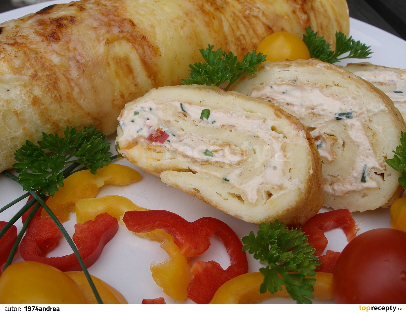 Pečená sýrová roláda recept - TopRecepty.cz