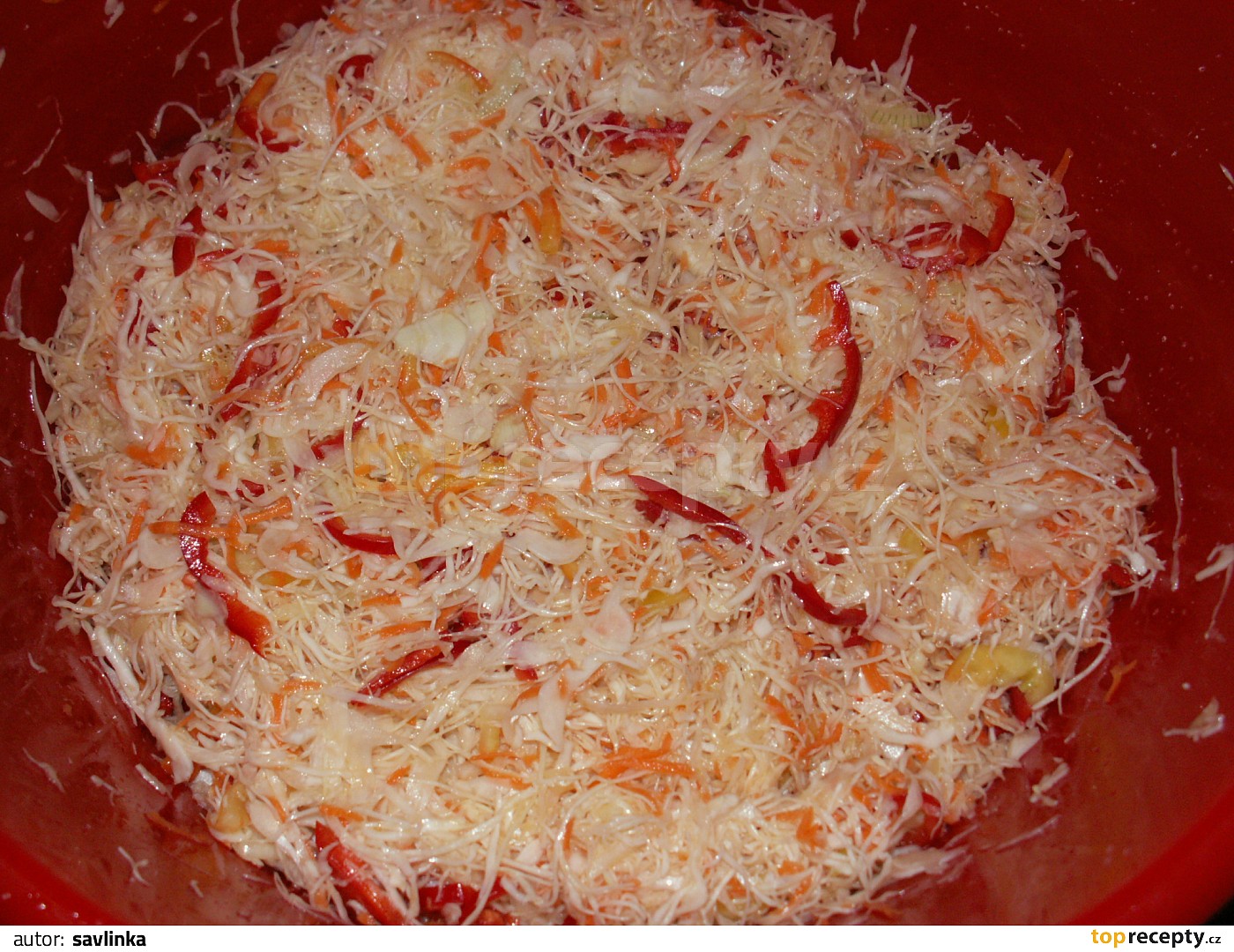 ČALAMÁDA - zelí, mrkev, papriky recept - TopRecepty.cz