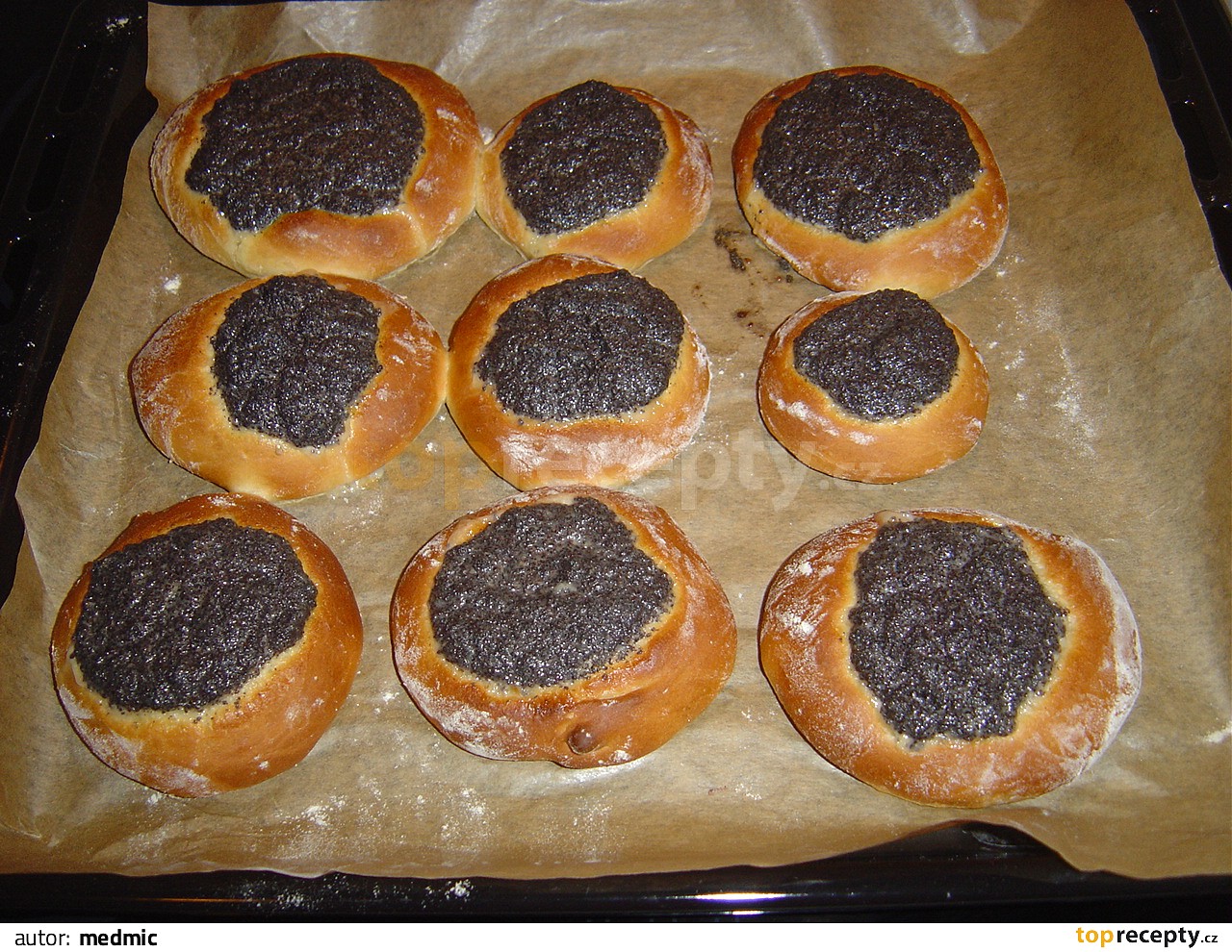 Makové koláče recept - TopRecepty.cz