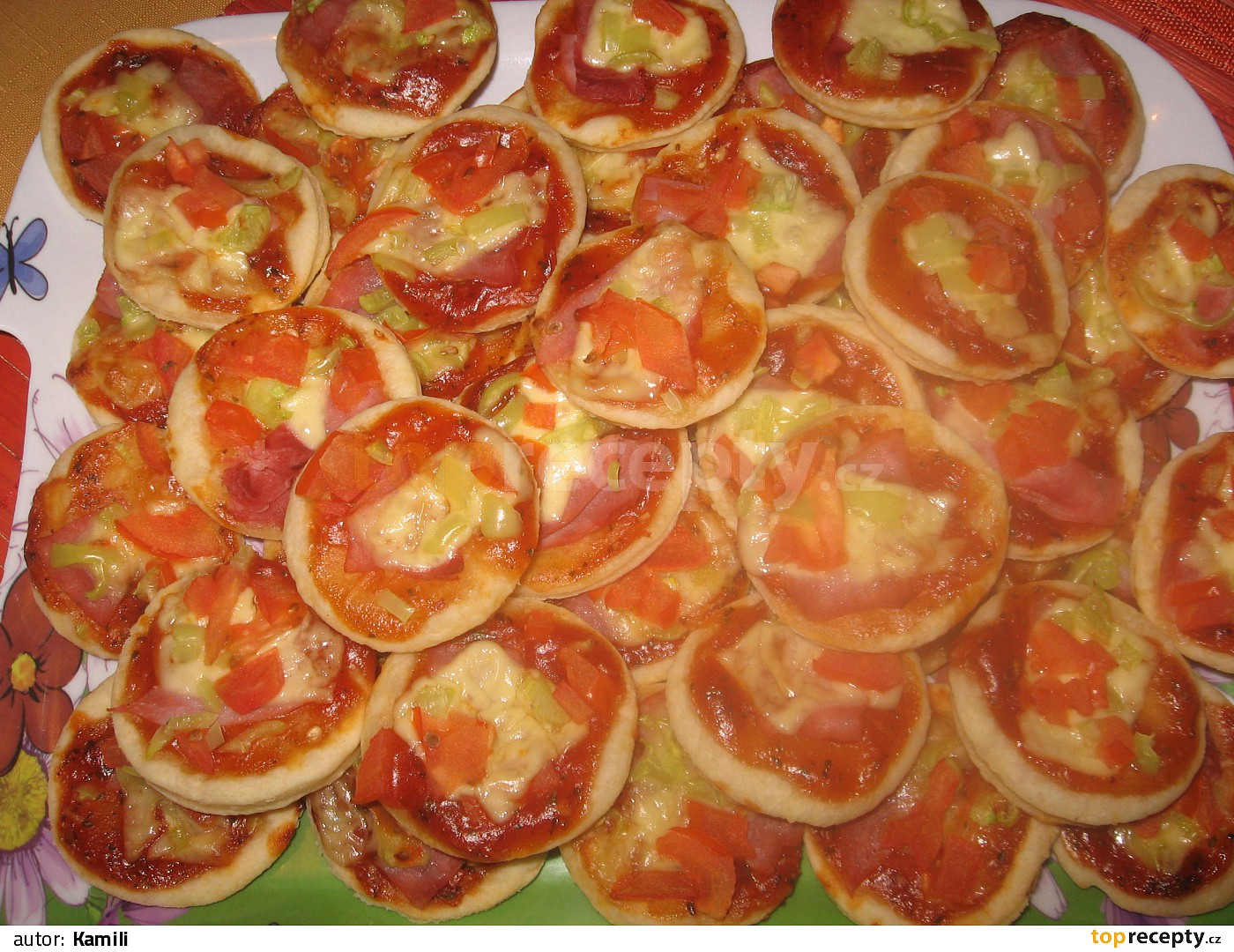 Mini pizza recept - TopRecepty.cz