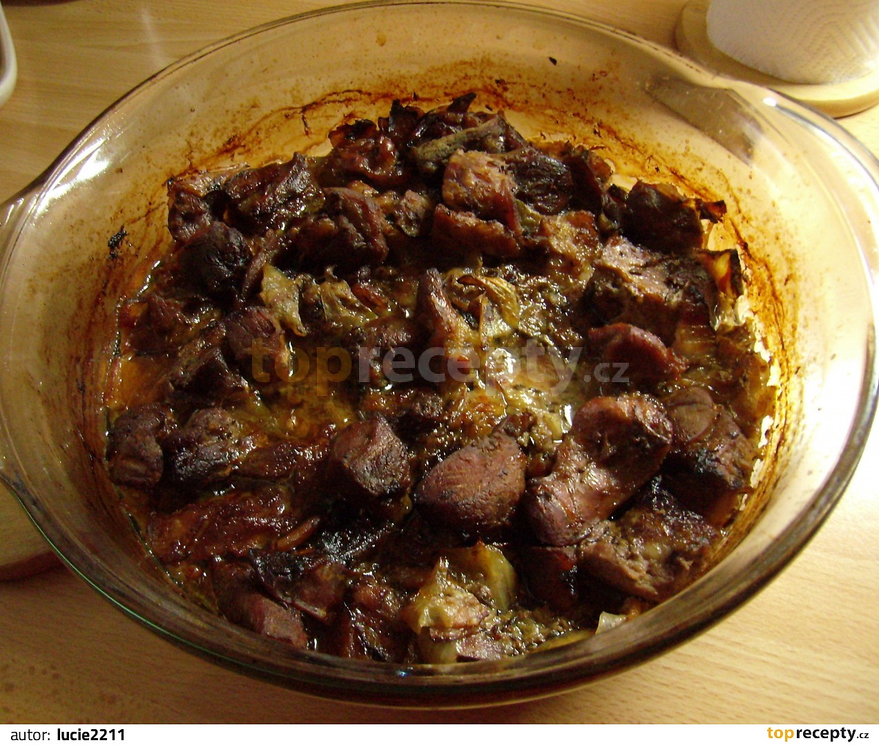 Pečené kančí maso recept - TopRecepty.cz