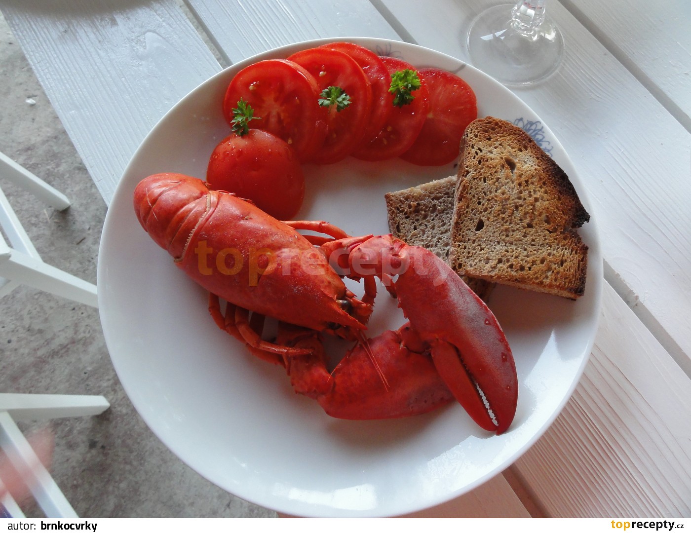 Humr s máslovocitrónovou omáčkou recept - TopRecepty.cz