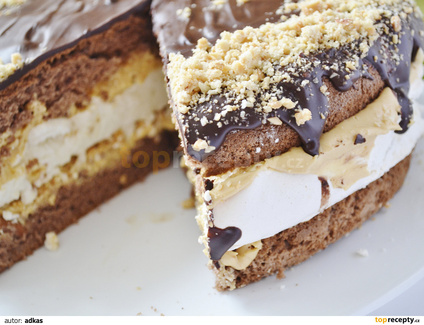 Karamelovo-penova torta recept - TopRecepty.cz