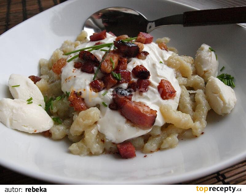 Halušky s brynzou pro Dášenku recept - TopRecepty.cz