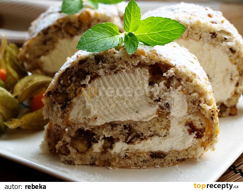 Ořechová roláda - TopRecepty.cz