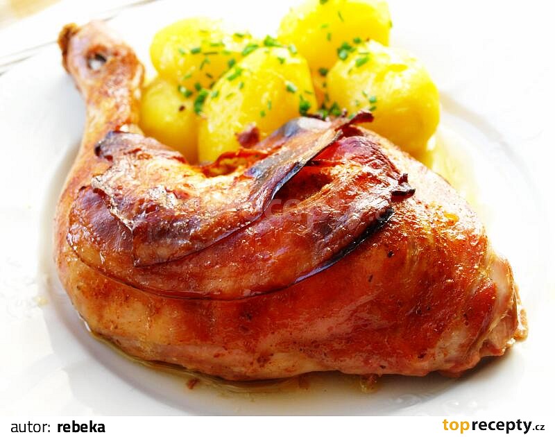 Pečené kuře recept - TopRecepty.cz