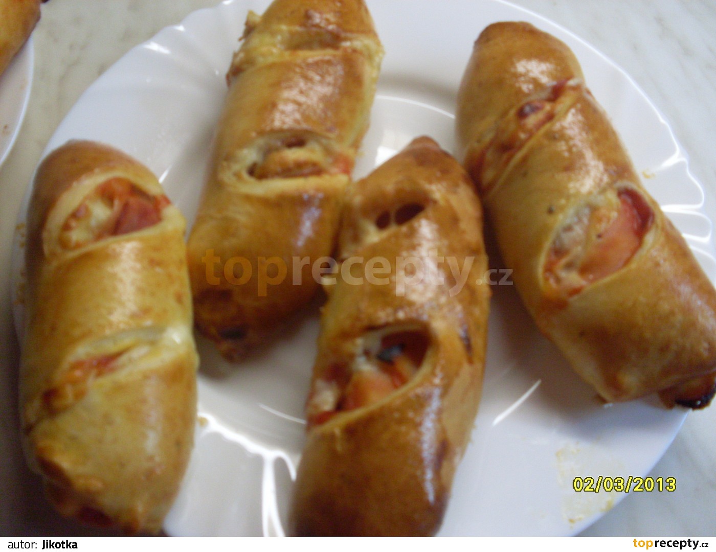 Šunkové rohlíky - TopRecepty.cz