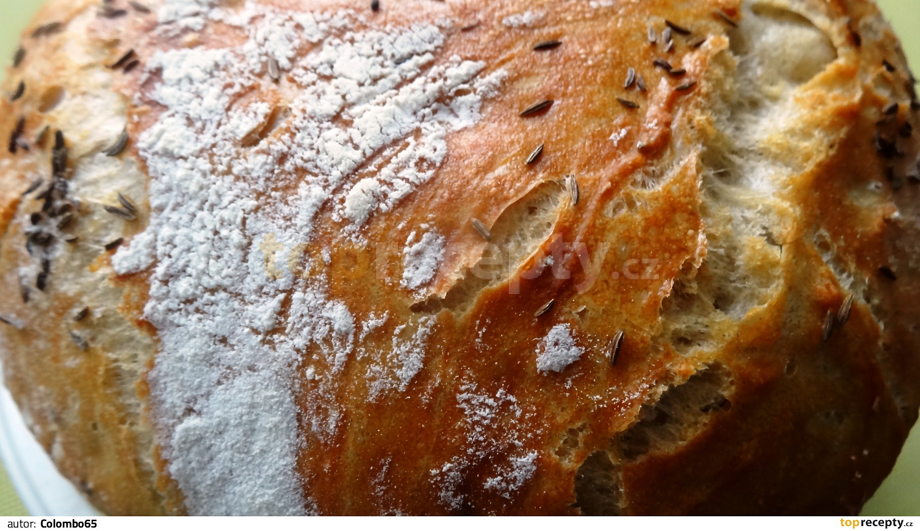 Domácí chléb bez hnětení - TopRecepty.cz