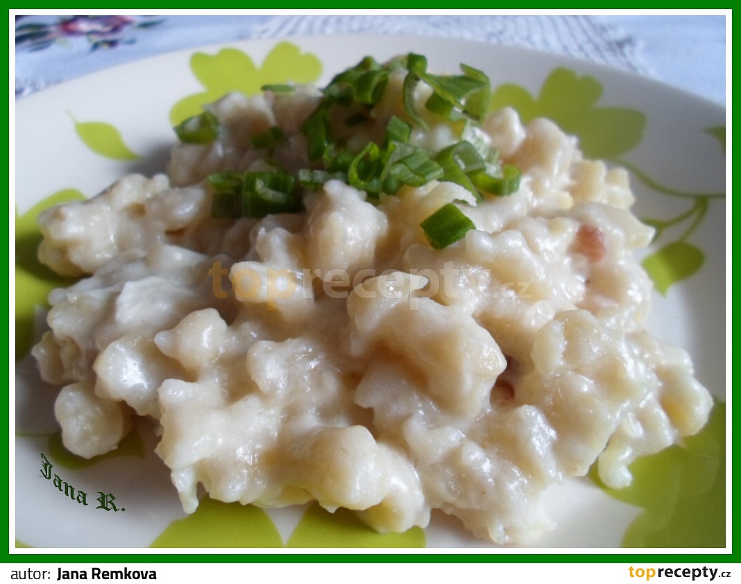 Halušky s brynzou recept - TopRecepty.cz