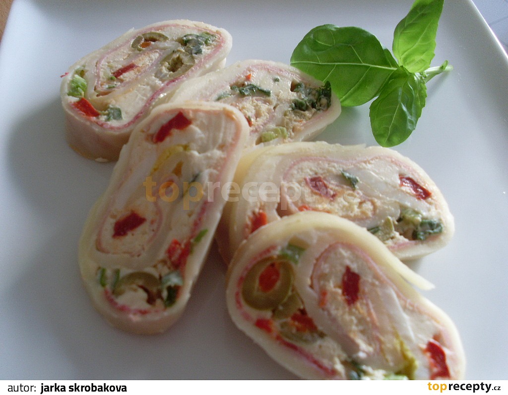 Sýrová roláda recept - TopRecepty.cz