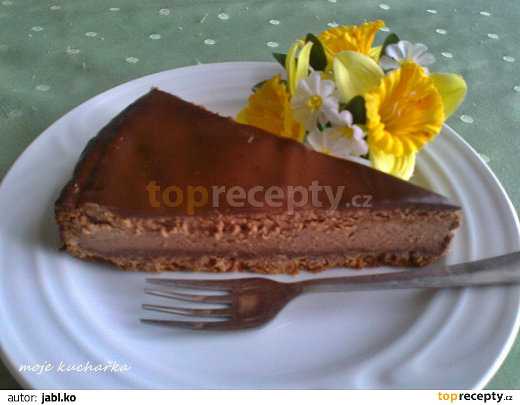 Tvarohový cheesecake s čokoládou recept - TopRecepty.cz