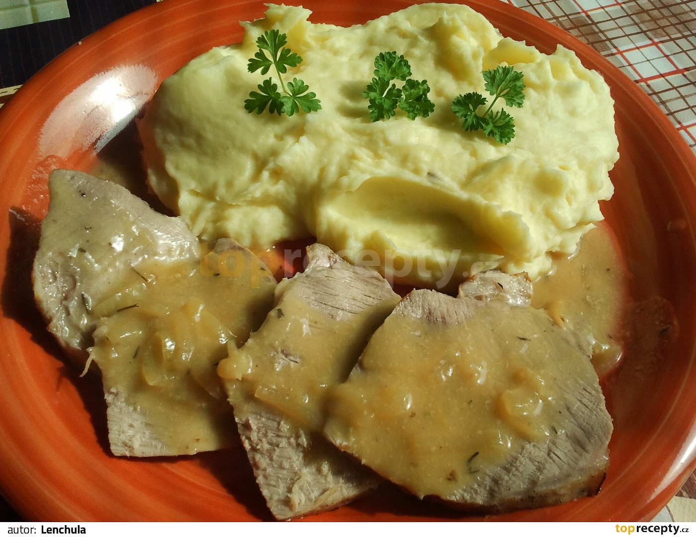 Vepřová pečeně s omáčkou Robert recept - TopRecepty.cz