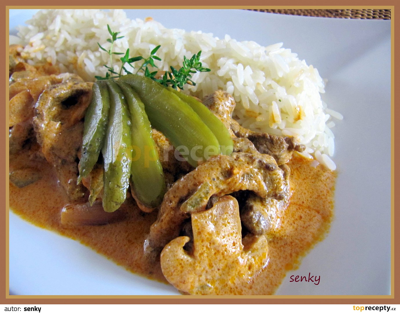 Beef Stroganov podle Vodoucha recept - TopRecepty.cz