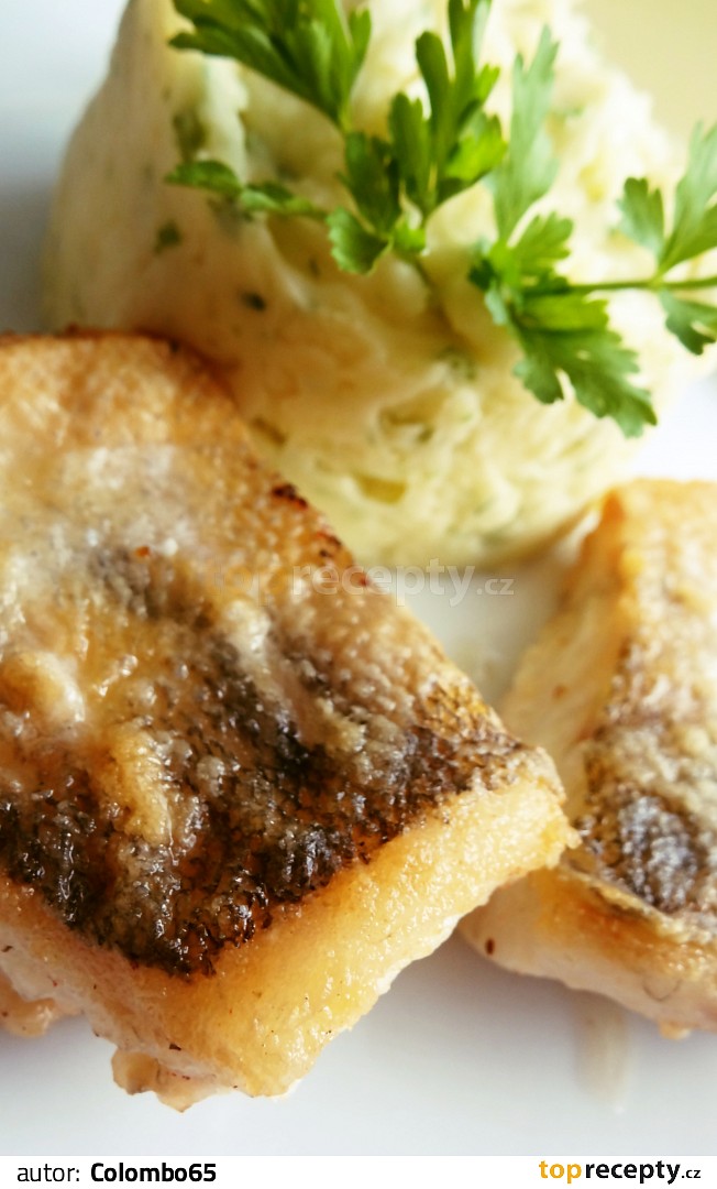 Candát pečený na másle recept - TopRecepty.cz