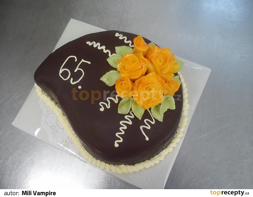 Dort k 65. narozeninám recept - TopRecepty.cz